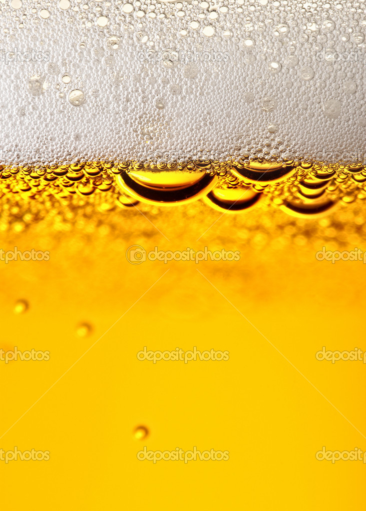 Closeup beer with foam. Stock Photo by ©MikhailPopov 15650795
