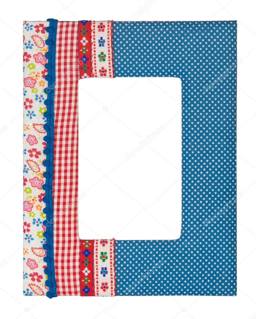 Fabric photo frame Stock Photo by ©victorO 35595705