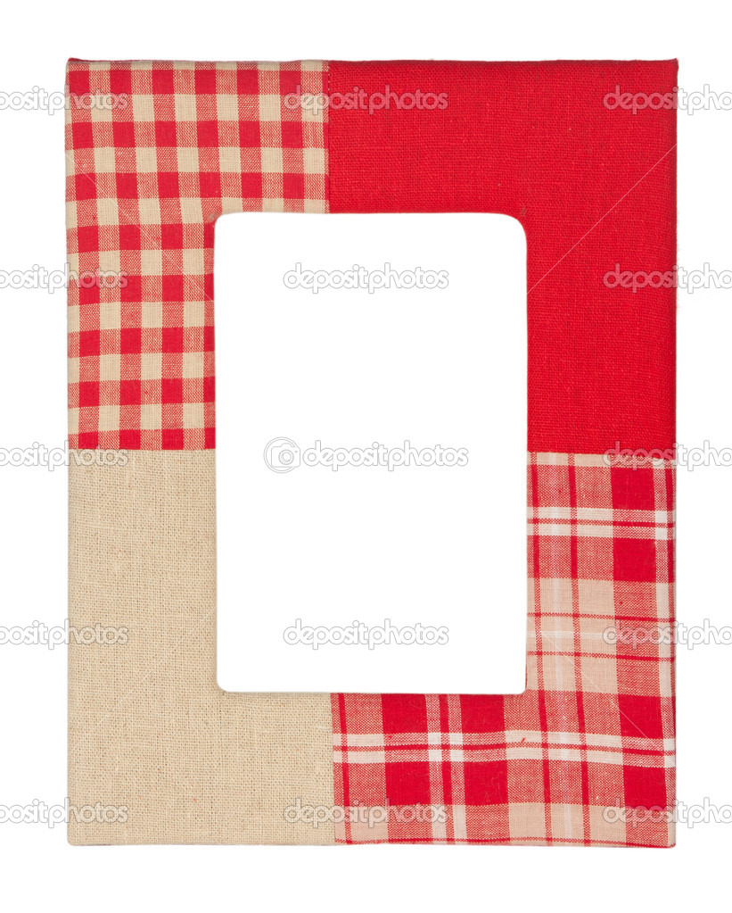 Fabric photo frame Stock Photo by ©victorO 35595719