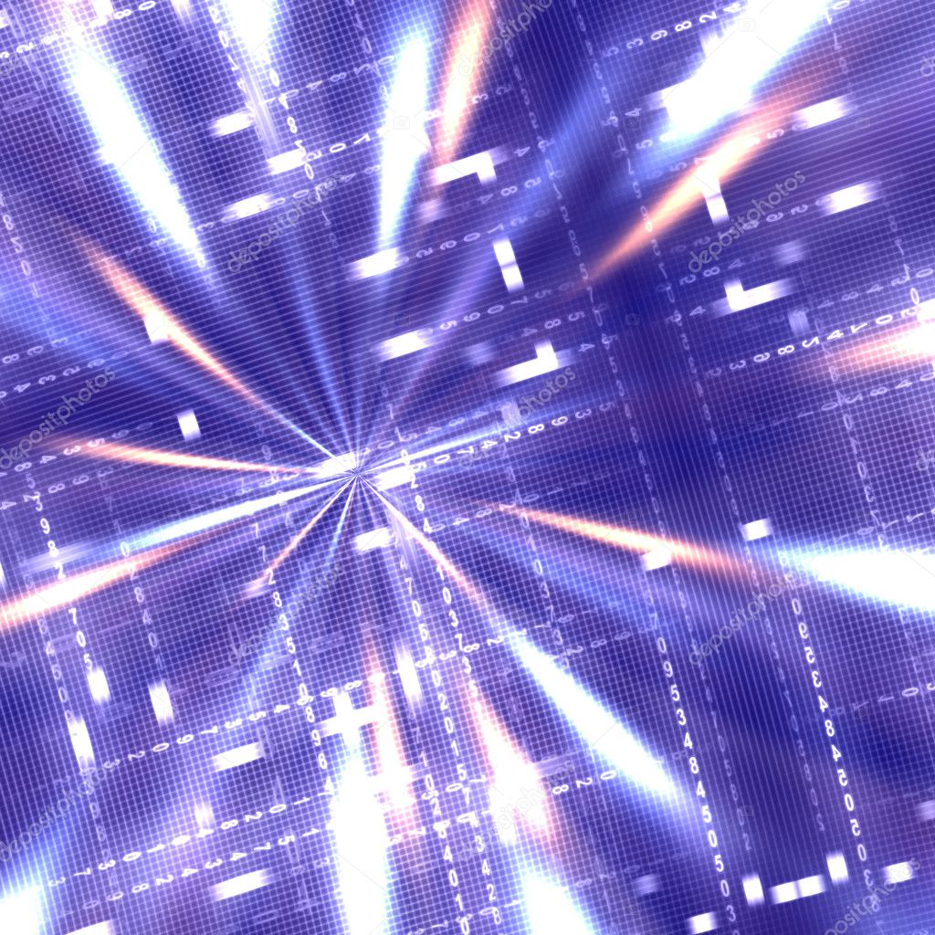 Abstract blue digital background Stock Photo by ©ivn3da 12719346