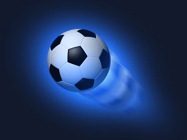 Flying soccer ball — Stock Photo © vencav #7865410