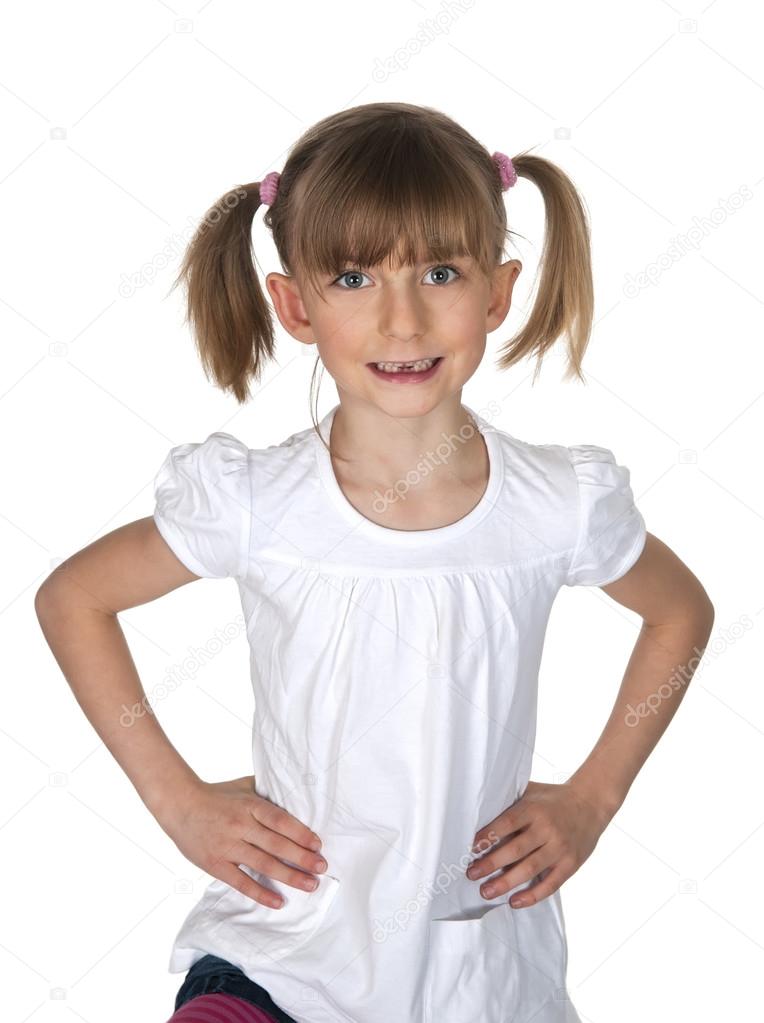 Little girl with tooth gap Stock Photo by ©luna123 24378639