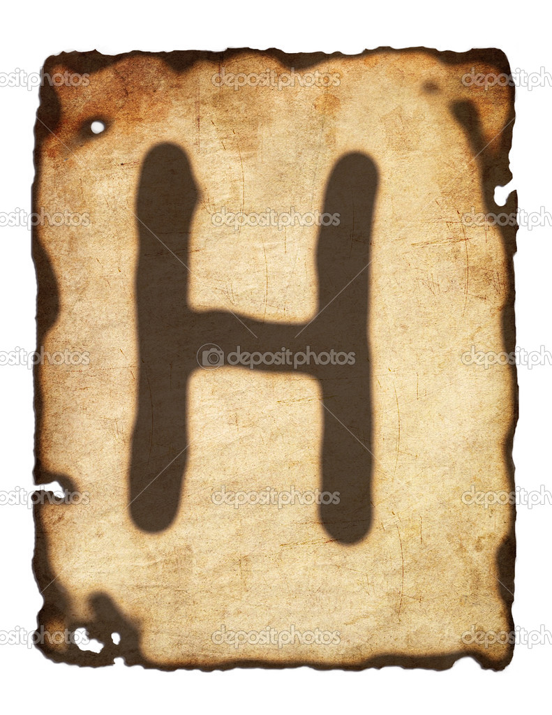 Burnt paper alphabet Stock Photo by ©DIDDLE 22609747