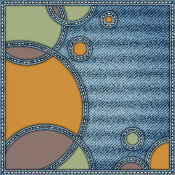 Denim background. — Stock Vector © DIDDLE #7968118