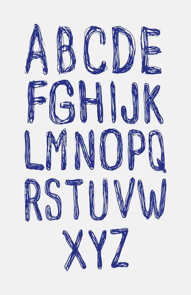 Alphabet letters. Hand drawn illustration by inc. Stock Vector Image by ...