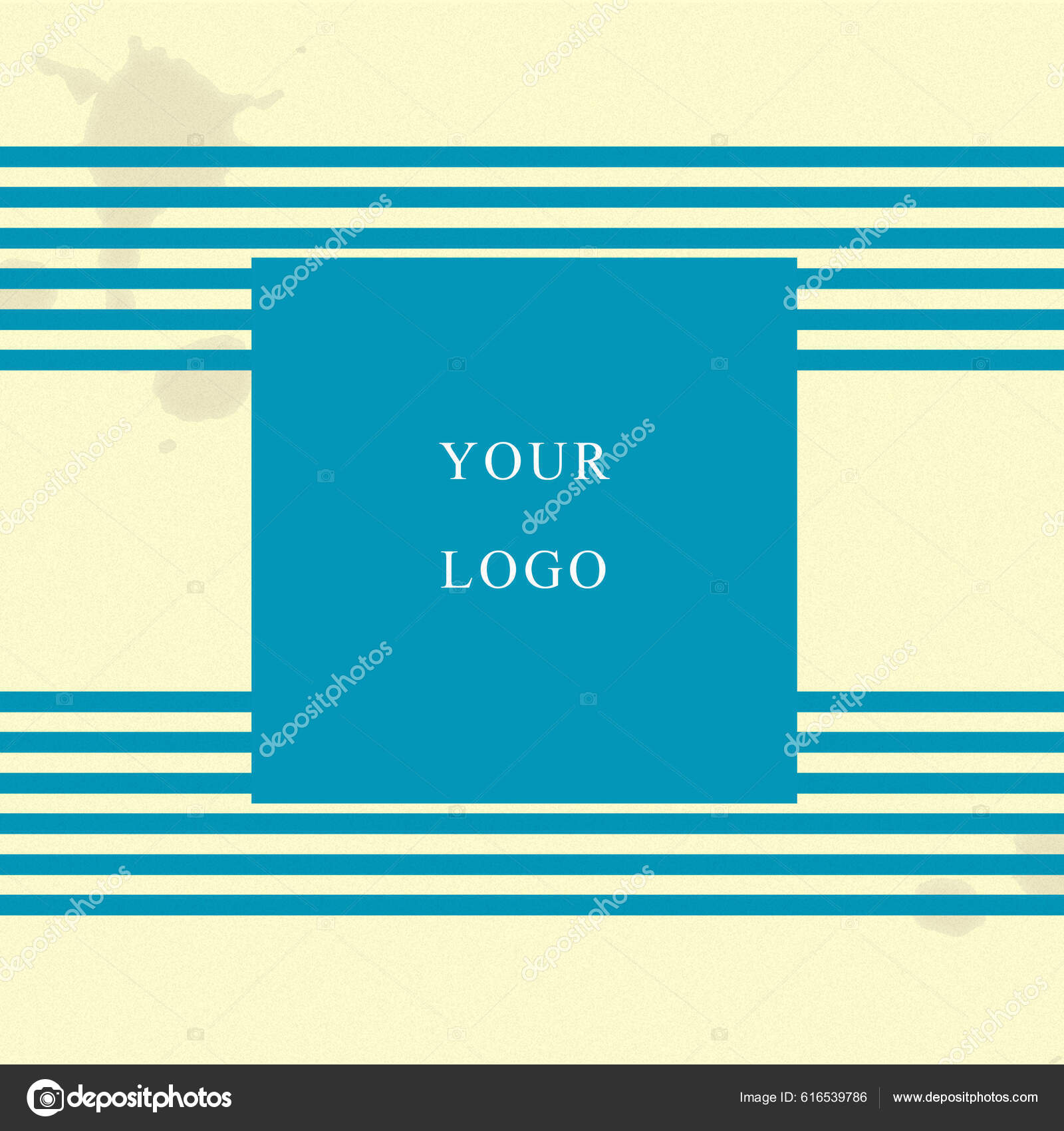 Creative Square Photo Frame Simple Design Inserting Your Photos — Stock ...