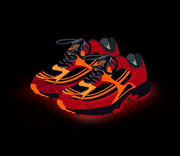 Set Sport Shoes Sneakers Vector — Stock Vector © Emaria 4307438