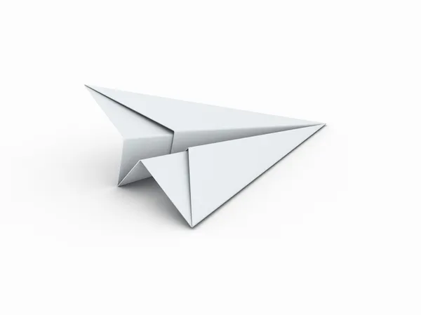 Paper white plane Stock Photo by ©emaria 31024099