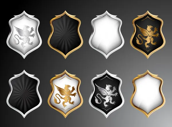 Heraldry Shields Set. Vector ⬇ Vector Image by © emaria | Vector Stock ... Heraldry Shields Set. Vector ⬇ Vector Image by © emaria | Vector Stock ...