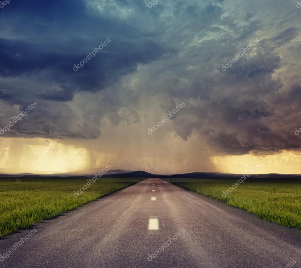 Road to storm — Stock Photo © vicnt2815 #15864259