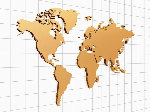 Map of the world gold Stock Photos, Royalty Free Map of the world gold ...