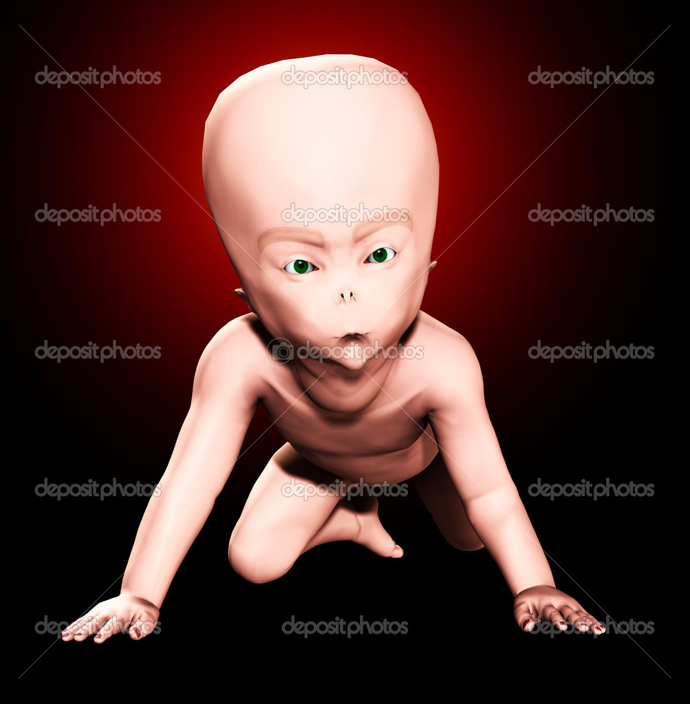 Ekte Baby Alien Bilder