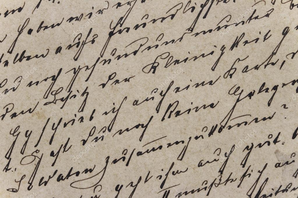 Vintage Handwriting Stock Photo by ©bernhardlux 32647341