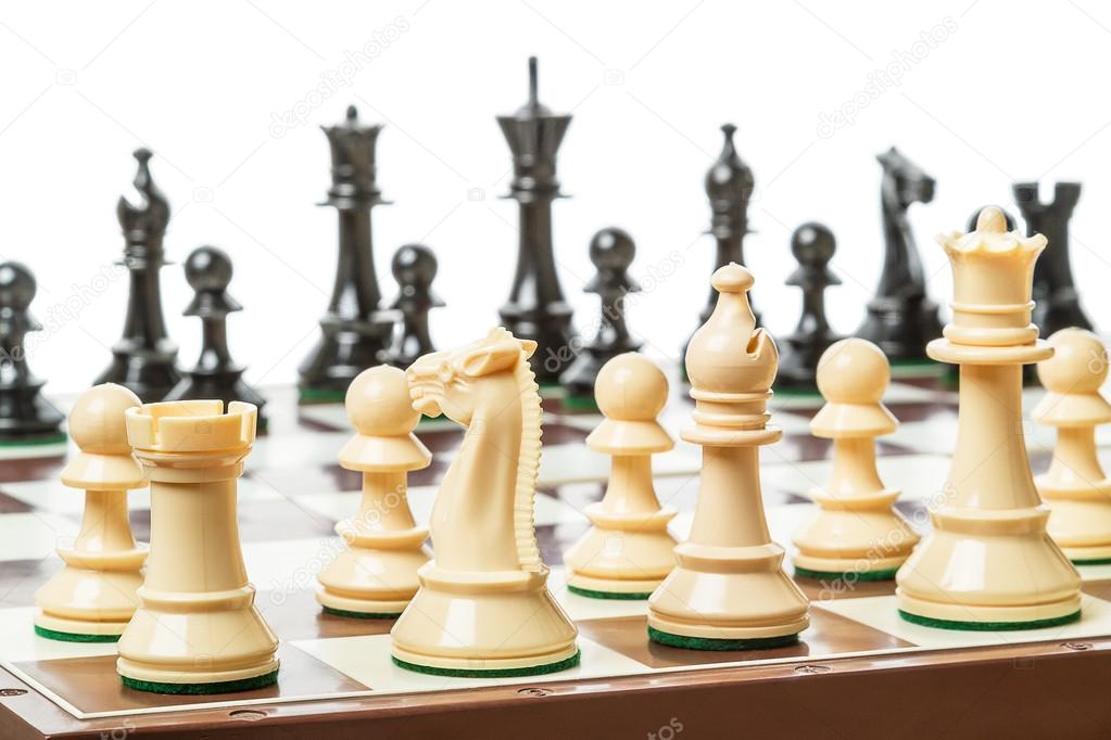 Chess board and pieces — Stock Photo © ra3rn_ #13467080