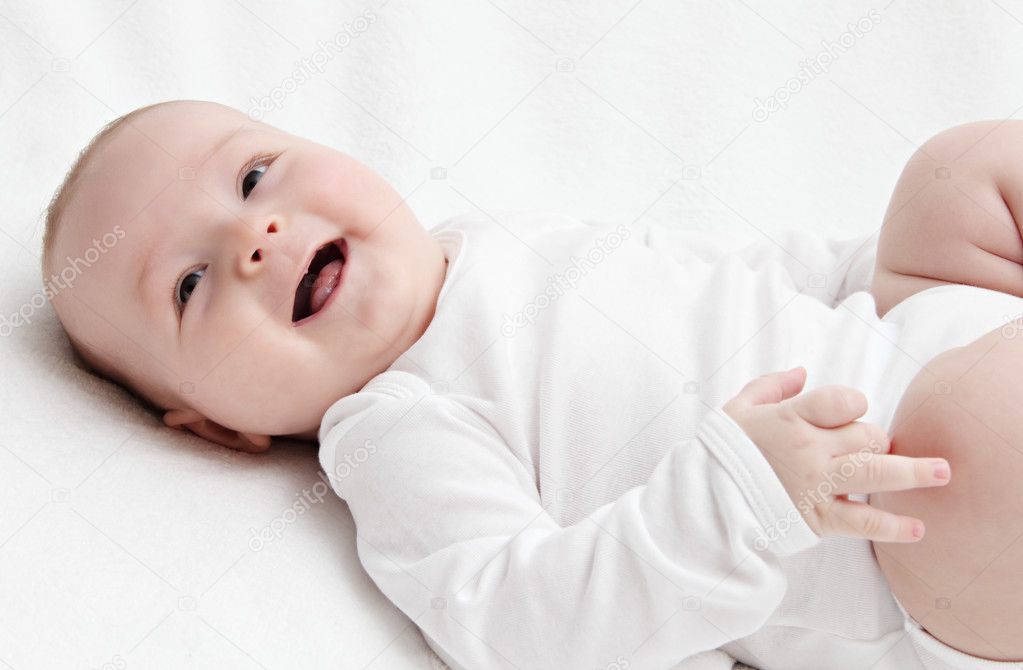 Happy baby Stock Photo by ©nikkos 23323700