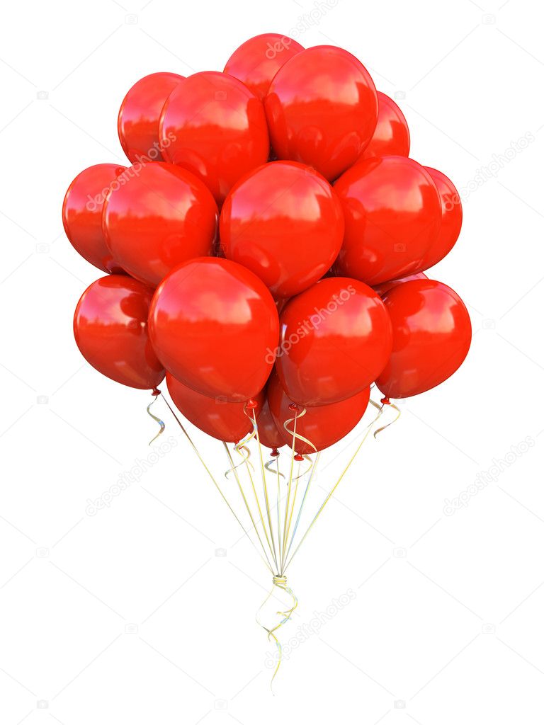 Red balloons Stock Photo by ©hemul75 24662269