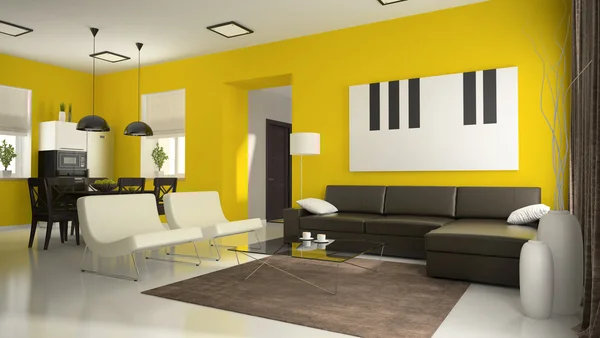 Yellow home interior Stock Photos, Royalty Free Yellow home interior ...