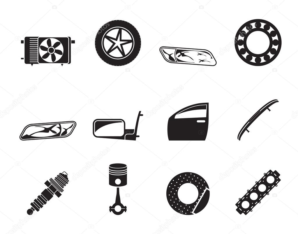 Car Tools Silhouette