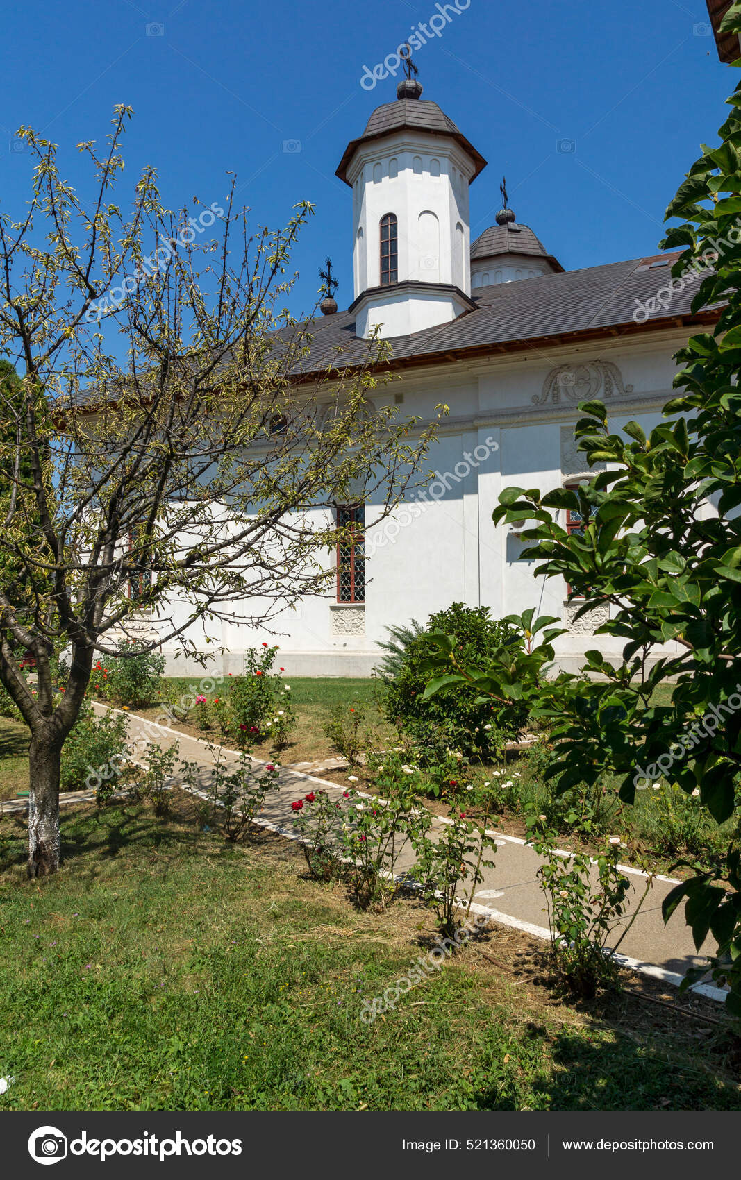 Bucharest Romania August 2021 Orthodox Cernica Monastery City Bucharest ...
