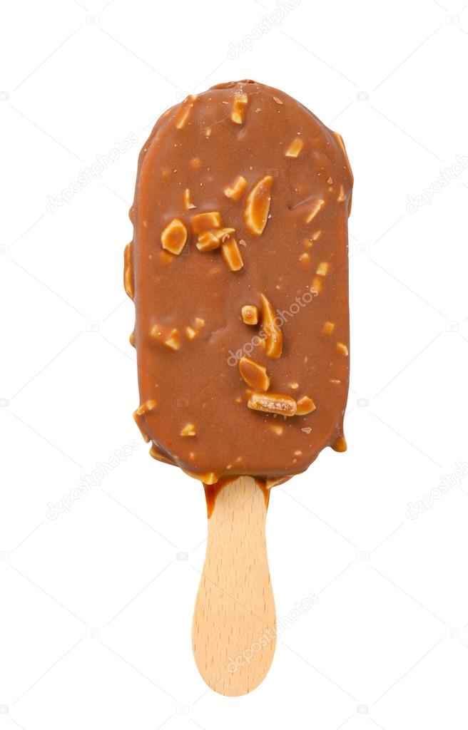 Almond chocolate ice lolly Stock Photo by ©ajafoto 26528359