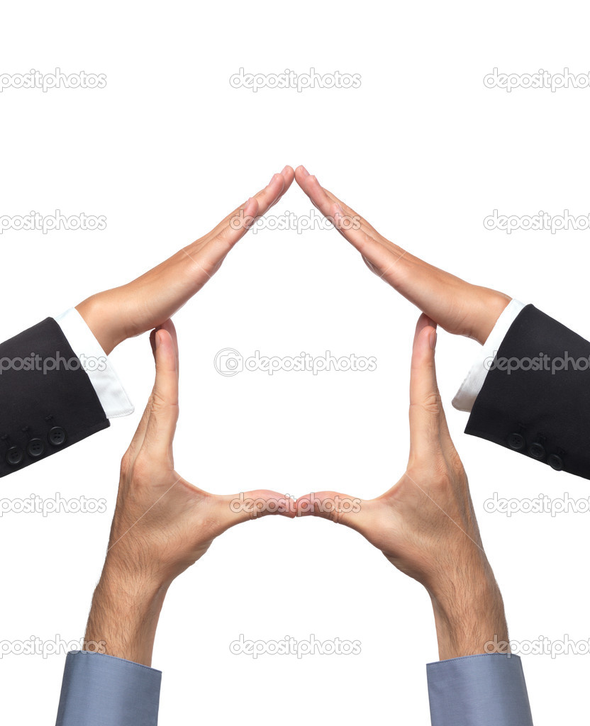 House Symbol Made by Hands Stock Photo by ©StockMax 12252595