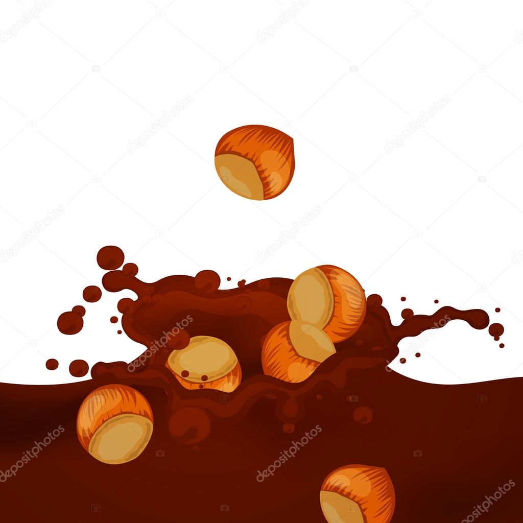 Choco Splash — Stock Vector © ramonakaulitzki #14587725