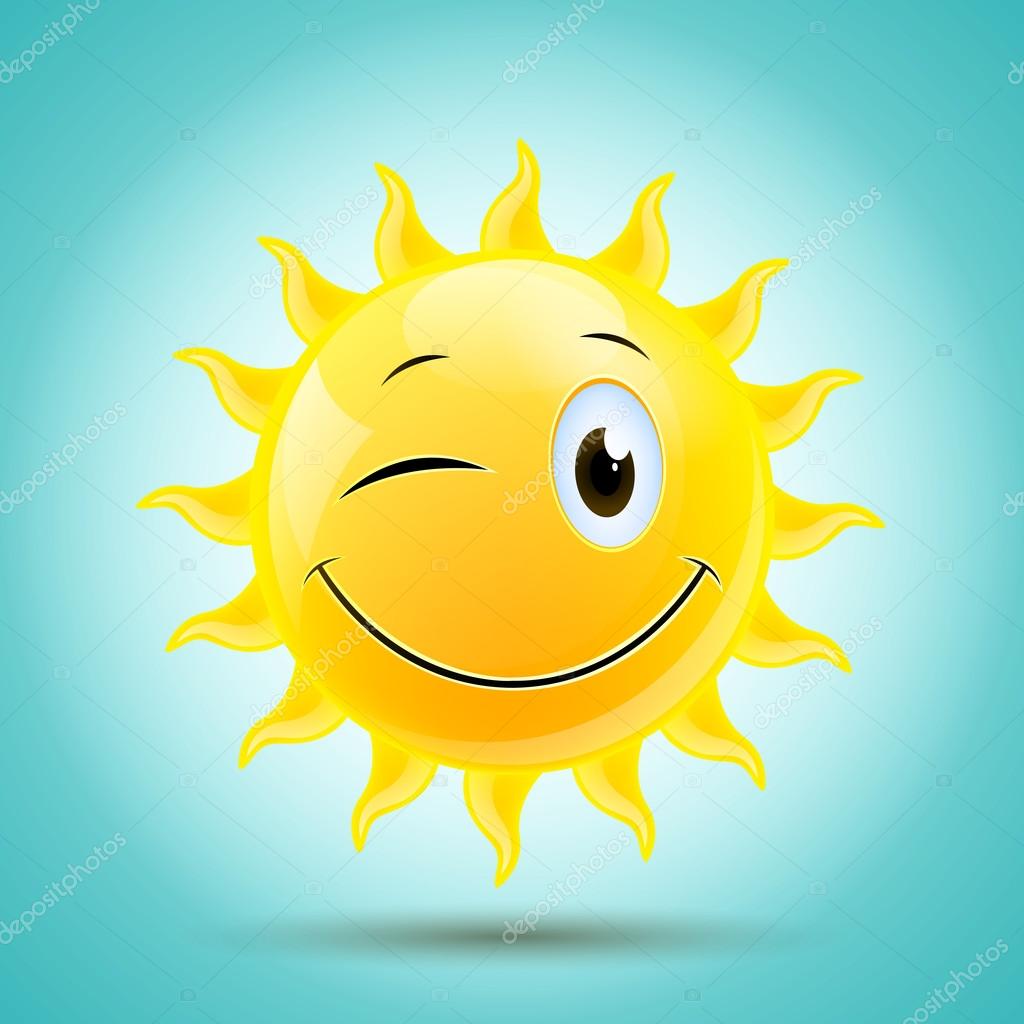 Smiling Sun — Stock Vector © ramonakaulitzki #24087741