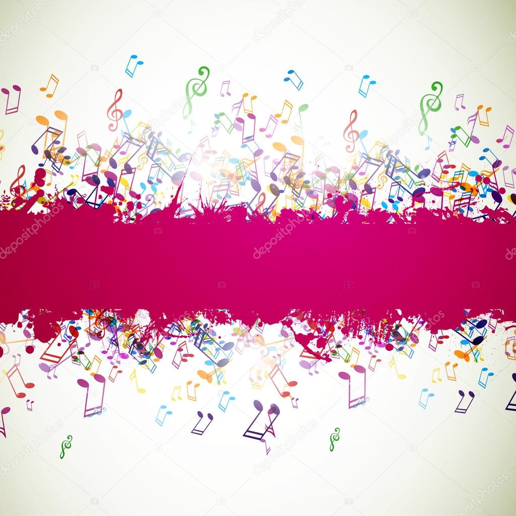 Colorful Music notes Stock Vector Image by ©ramonakaulitzki #26036367