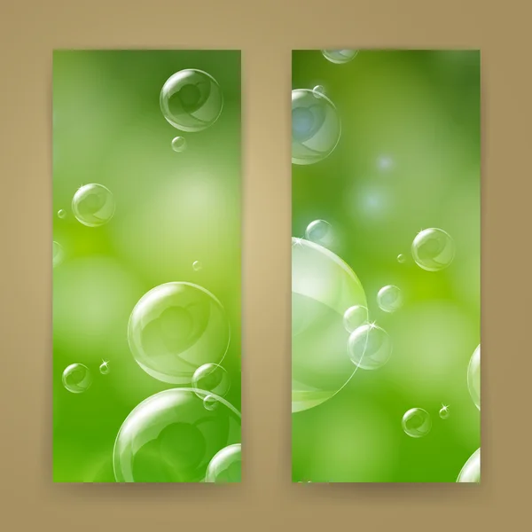 Green bubbles vector Vector Art Stock Images | Depositphotos