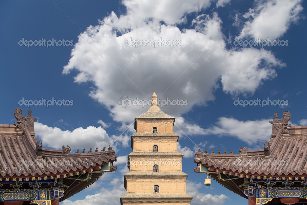 Giant Wild Goose Pagoda or Big Wild Goose Pagoda, is a Buddhist pagoda ...