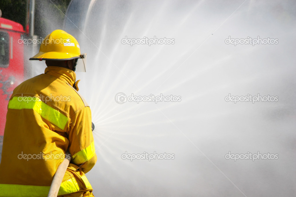 Firefighter Working — Stock Photo © herjua #13799531