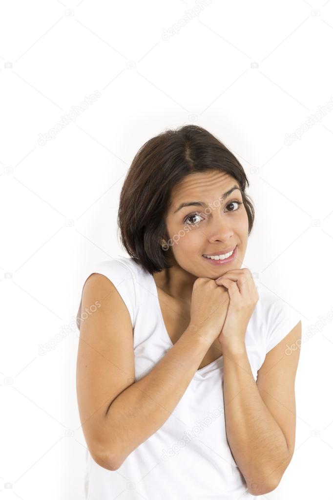 Beauty Shy Woman Stock Photo by ©herjua 42619085
