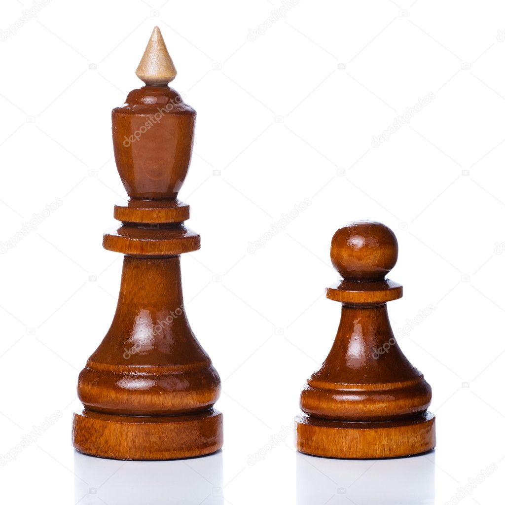 King and pawn chess pieces Stock Photo by ©Dmitry.Zimin 48597113