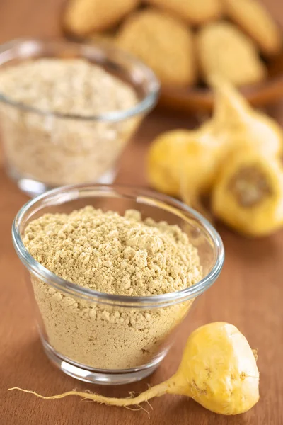 Oatmeal with Maca Powder — Stock Photo © ildi_papp #12601916