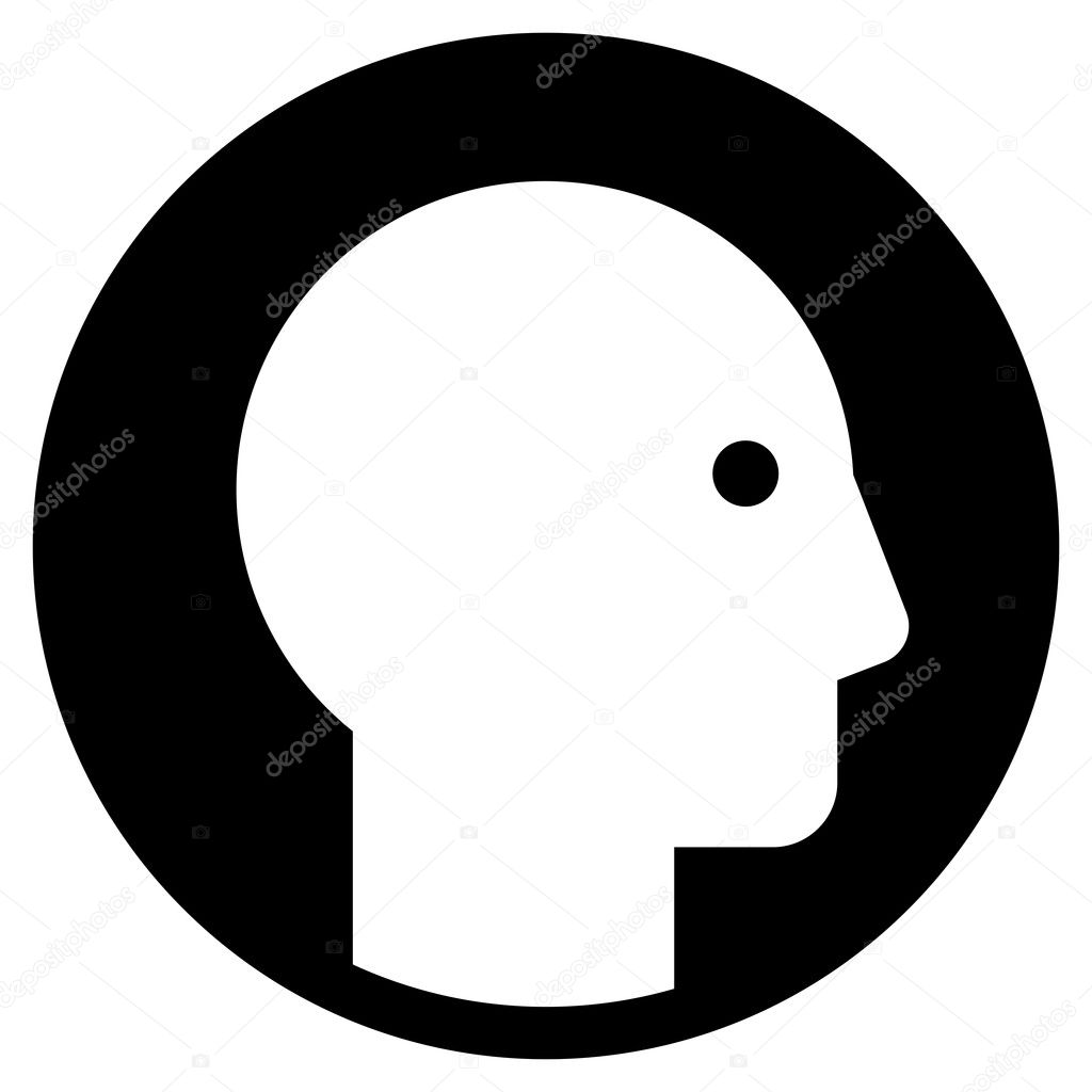 Man's profile icon Stock Vector by ©furtaev 36863589