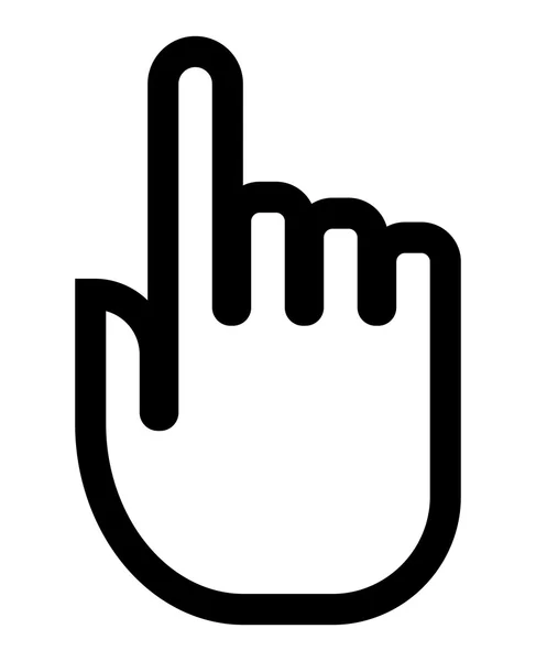 Pointing finger cursor icon — Stock Vector #37007855