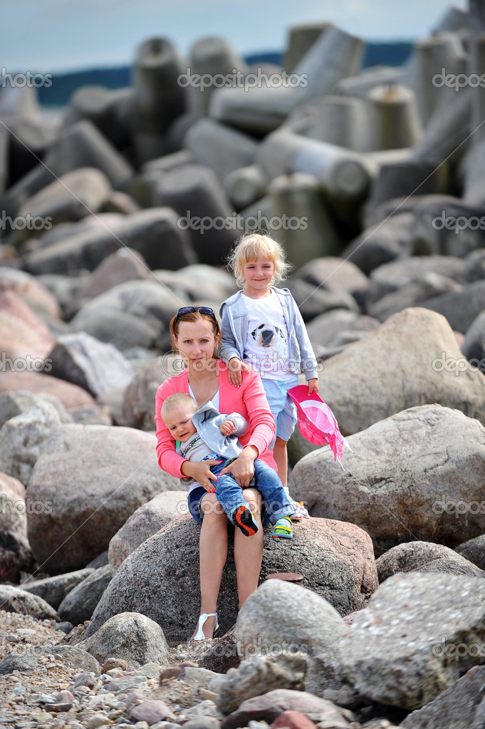 Mother with her children — Stock Photo © Taden1 #12498081