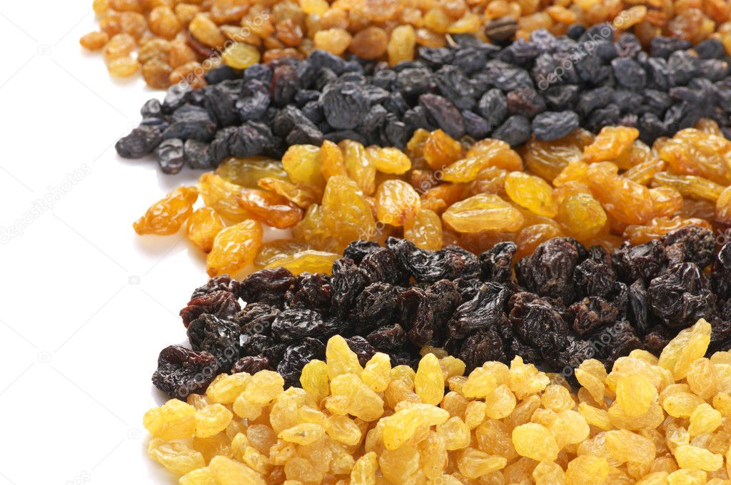 Assorted raisins — Stock Photo © svl861 #12241033