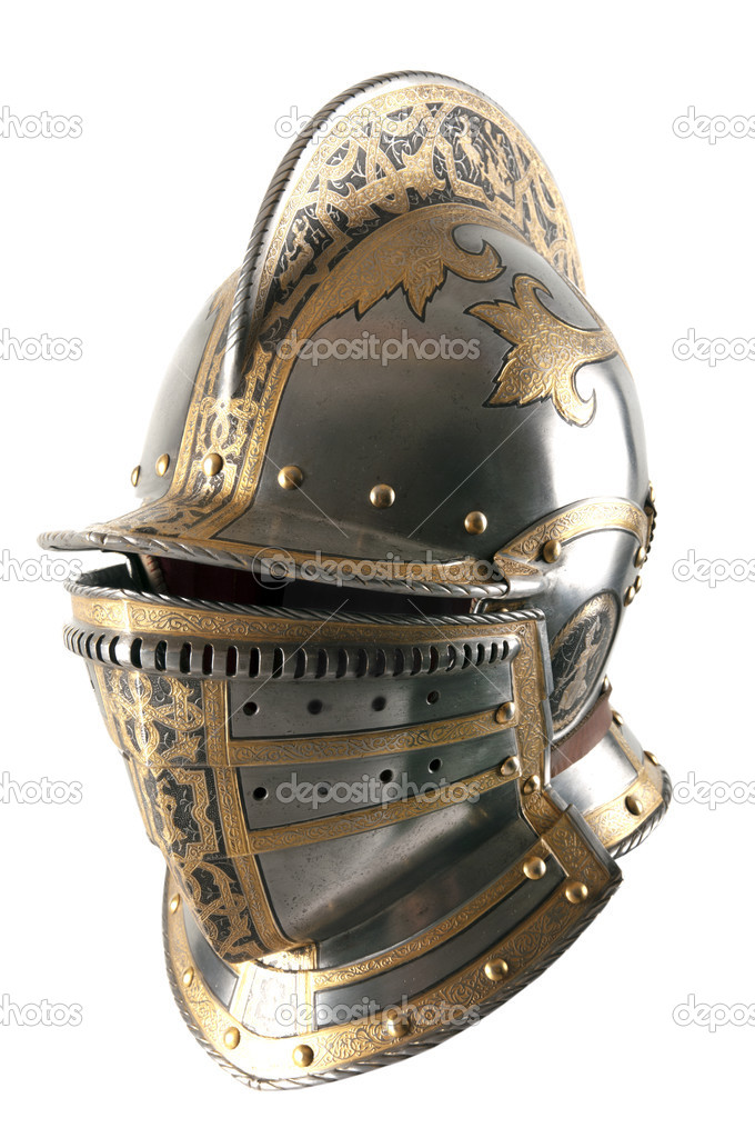 Iron helmet — Stock Photo © sibrikov #42586997