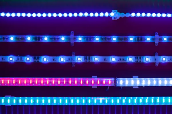 blue led light tapes - Stock Image - Everypixel