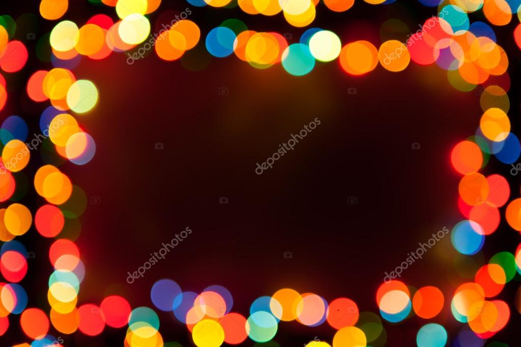 Bokeh lights frame Stock Photo by ©nikkytok 16467631