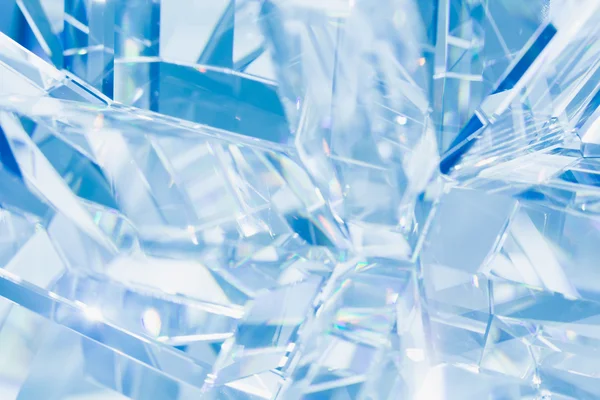 Abstract blue background of crystal refractions - Stock Image - Everypixel