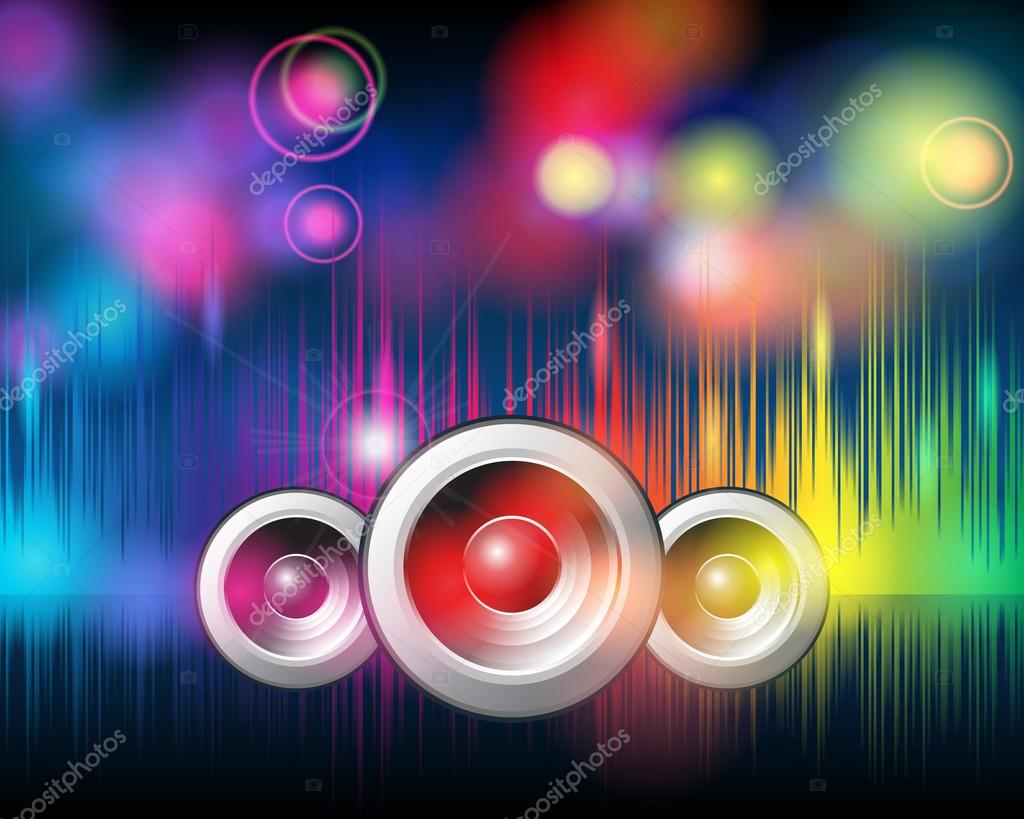Rainbow Music Background Designs