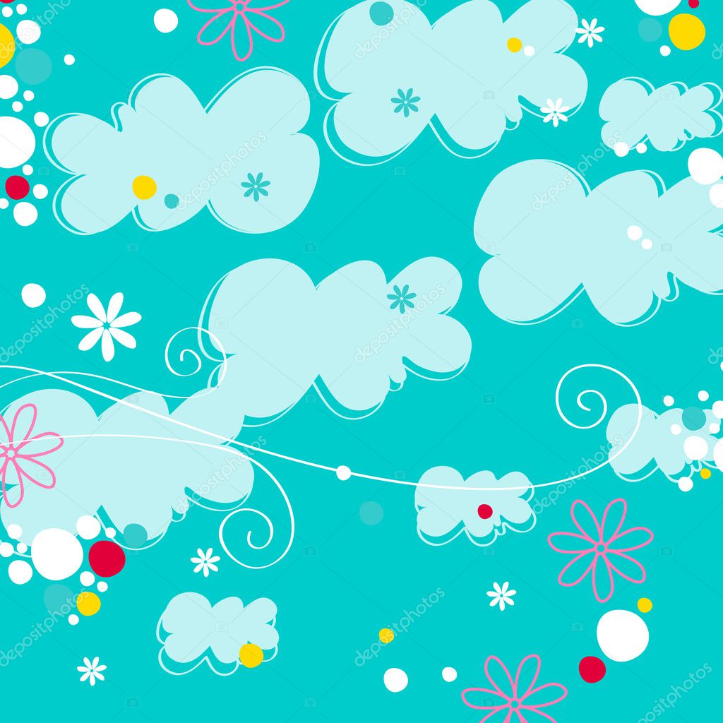 Cute spring illustration Stock Vector Image by ©glyph_studio #22940162