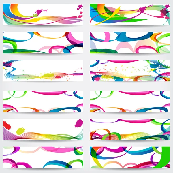 Colorful web banners Vector Art Stock Images | Depositphotos