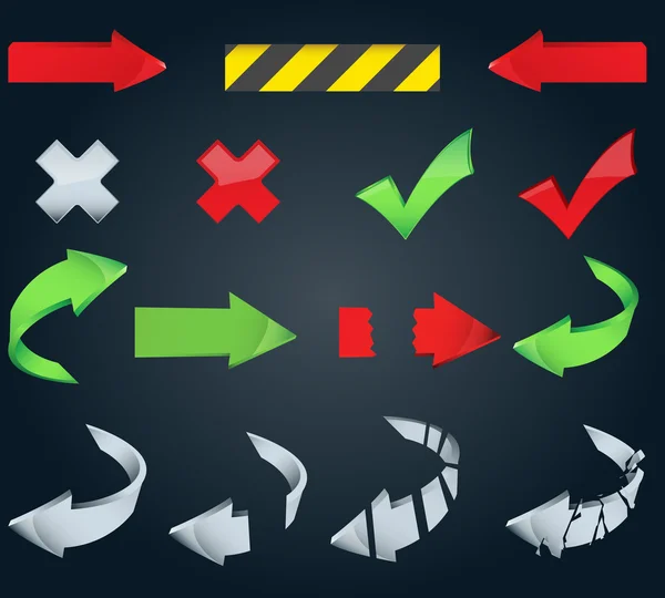 3d forward arrow Vector Art Stock Images | Depositphotos