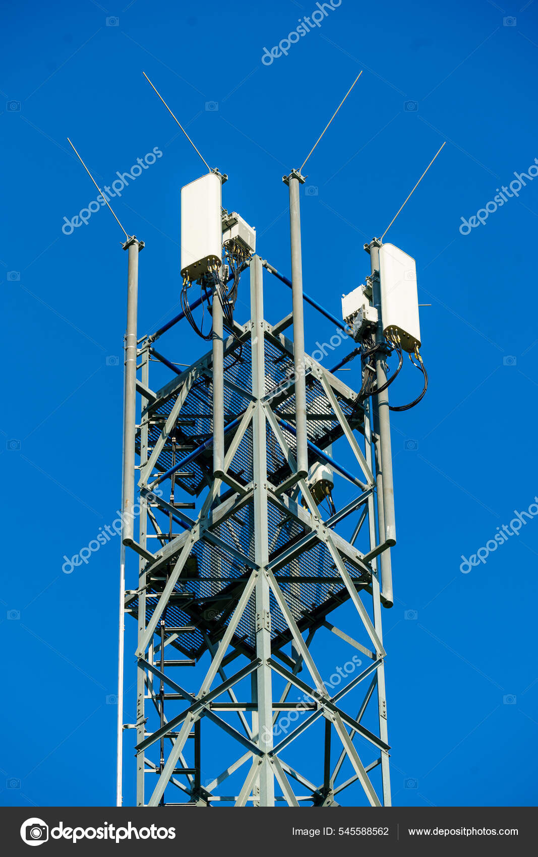Telecommunication Concrete Tower Antennas Lte Gsm Tower Cellular ...