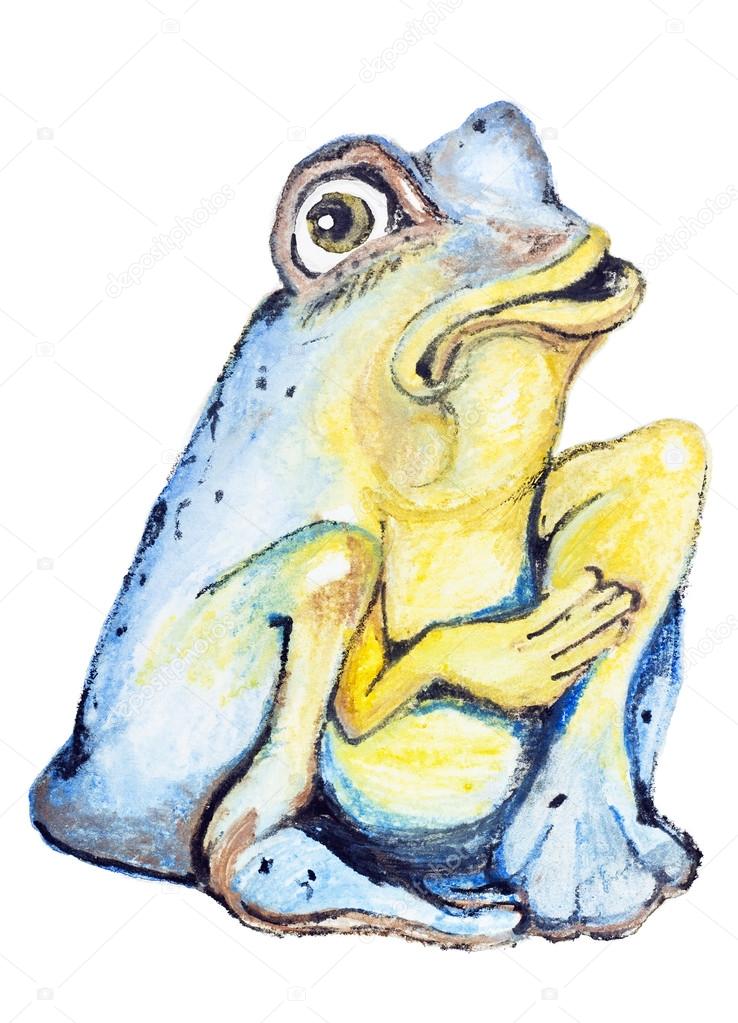 Poor blue frog Stock Photo by ©vilaxlt 26070465