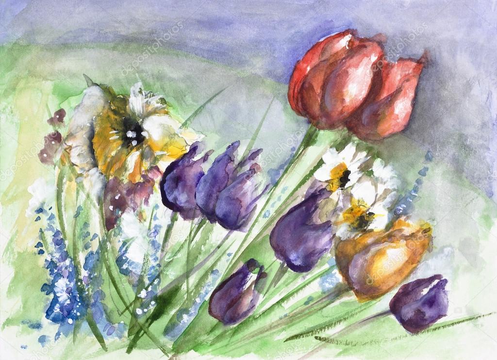 Spring May flowers Stock Photo by ©vilaxlt 48082717