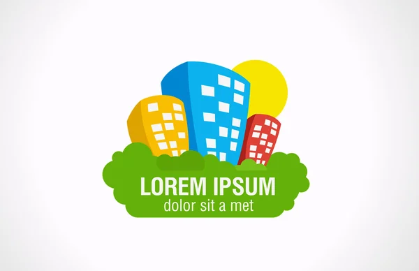 Logo Architecture abstract. Real estate complex. Realty icon. - Stock ...